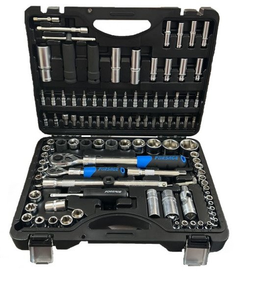 Forsage Uzatmalı Cırcırlı 1/2 1/4 Ful Set 108 Parça Lokma Takımı - WELDMAC