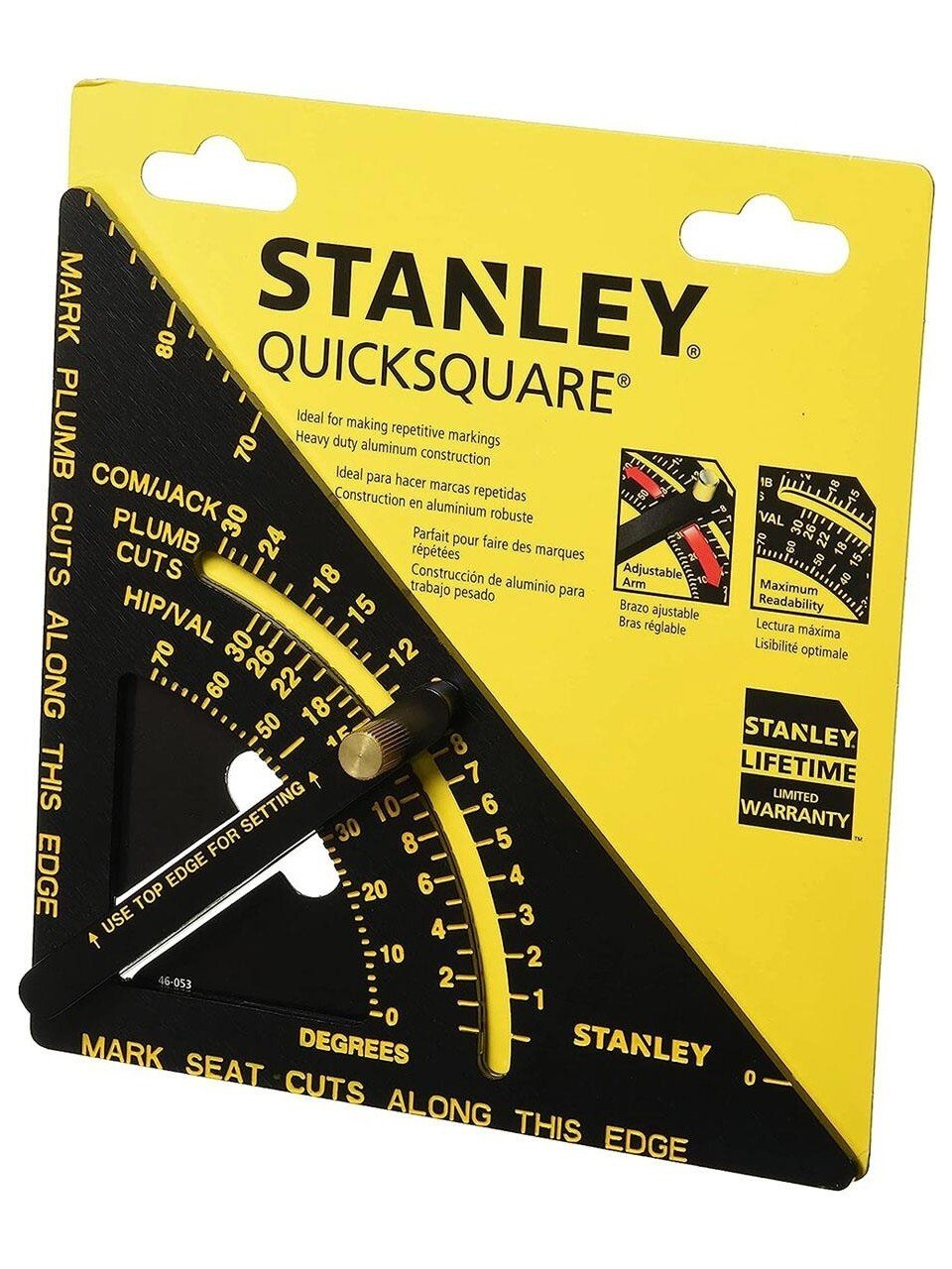 Stanley 46-053 QuickSquare Çok Amaçlı Ayarlanabilir Gönye 170mm - WELDMAC